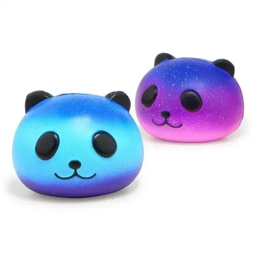 Blue and Purple Galaxy Panda Squishy - Panda Online Buy