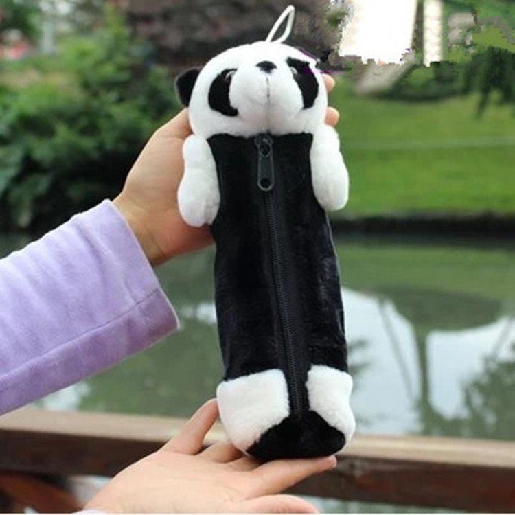 Big Head Panda Plush Pencil Case - Panda Online Buy