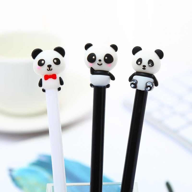 Black Ink Panda Gel Pen - Panda Online Buy